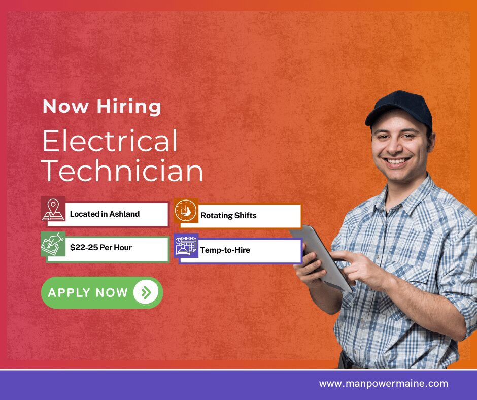 Electrical Technician – Put Your Skills to Work! - Manpower Maine
